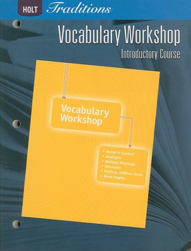 Amazon | Vocabulary Workshop, Grade 6 Introductory Course: Holt ...