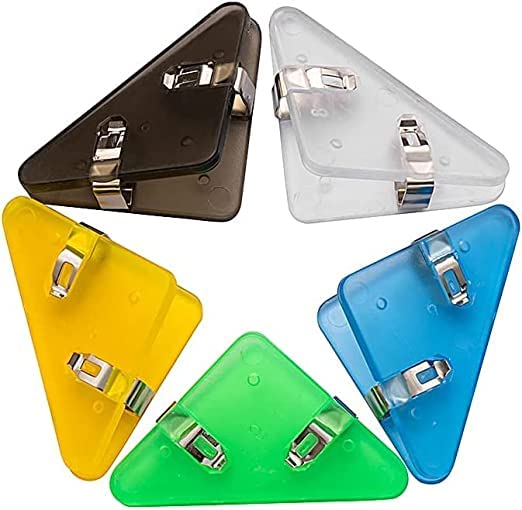 JDD Triangle Paper Clip, Document Clip, Bookmarks, Bag Clips, Office ...