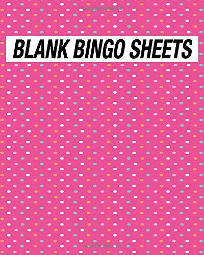 Blank Bingo Sheets Make Your Own Bingo Bingo Score Record | Desertcart ...