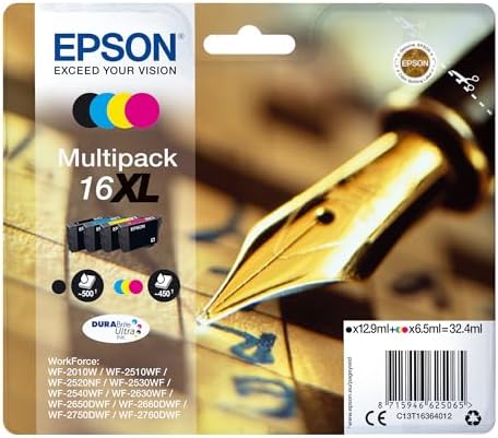 Epson 405XL Suitcase High Yield Genuine Multipack, 4-colours Ink ...