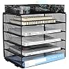 Amazon.com: EasyPAG 5 Slot Desk Organizer Tray Mesh File Paper Letter ...