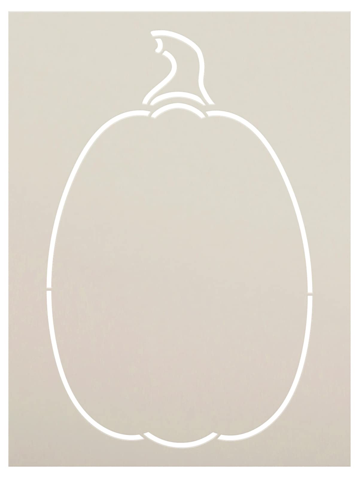 Tall Pumpkin Outline Clipart