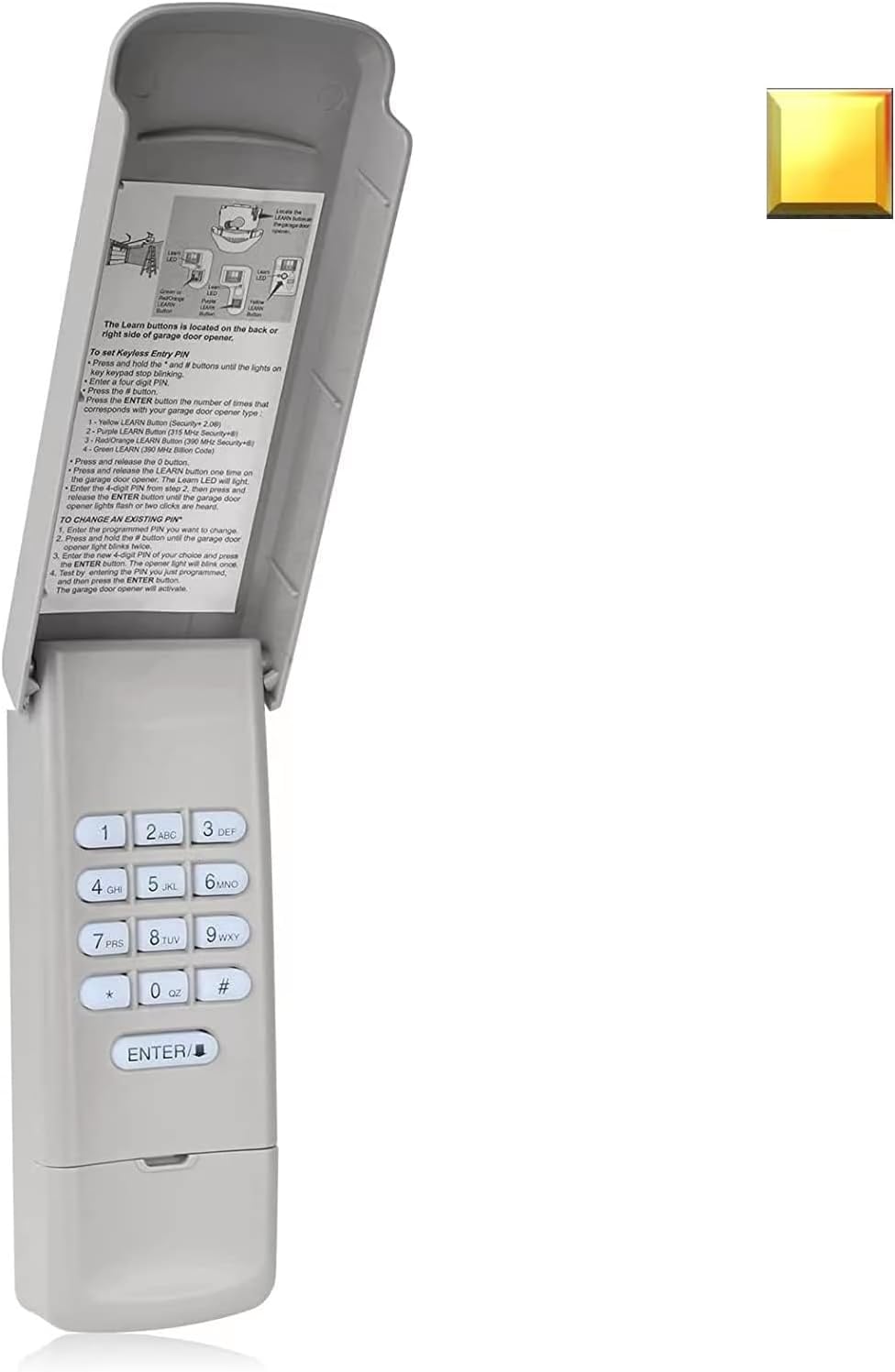 Amazon.com: Wireless Garage Door Opener Keypad Wireless Keyless Entry ...