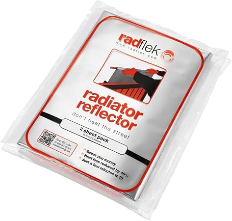 Radflek Radiator Reflector Panels - Heat Reflective Radiator Foil Sheet ...