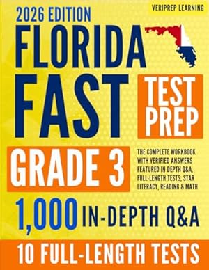 Florida FAST Test Prep: Grade 1. The Ultimate Practice Workbook for ...