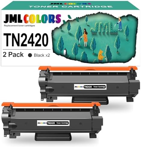 JMLCOLORS TN2420 TN-2420 Toner Cartridge Compatible with Brother TN2410 ...