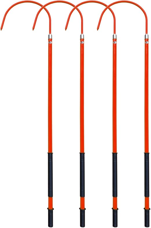 High Voltage Insulated Rescue Hook Insulated Body Rescue Hook with Pole ...