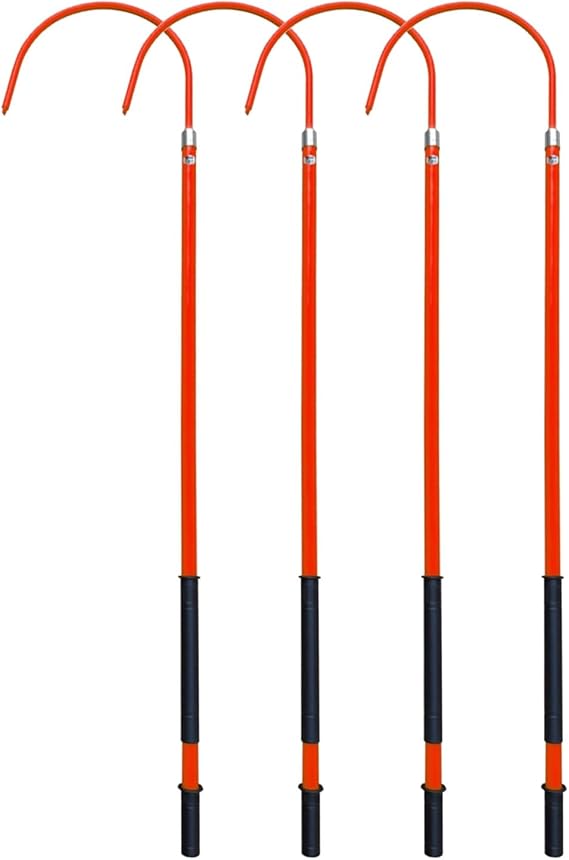 High Voltage Insulated Rescue Hook Insulated Body Rescue Hook with Pole ...