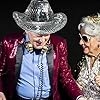 Kasmole Disco Ball Cowboy Hat, Silver Mirrored Ball Cowboy Hat ...