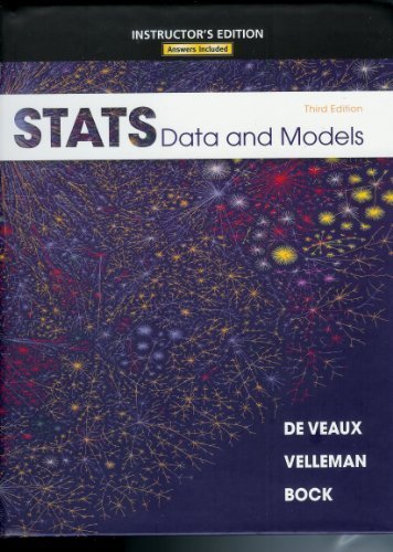 Stats Data and Models, Instructor's Edition by De Veaux, Richard D ...