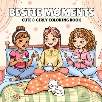 Amazon.com: Bestie Moments Coloring Book: A Gorgeous Collection of ...