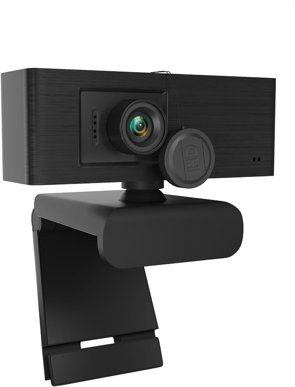 Amazon.com: 1080P Manual Focus HD Webcam with Microphones for Desktop ...