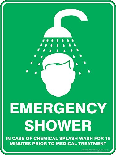 meSleep 8 Inches Safety Stickers -Safety Emergency Shower : Amazon.in ...