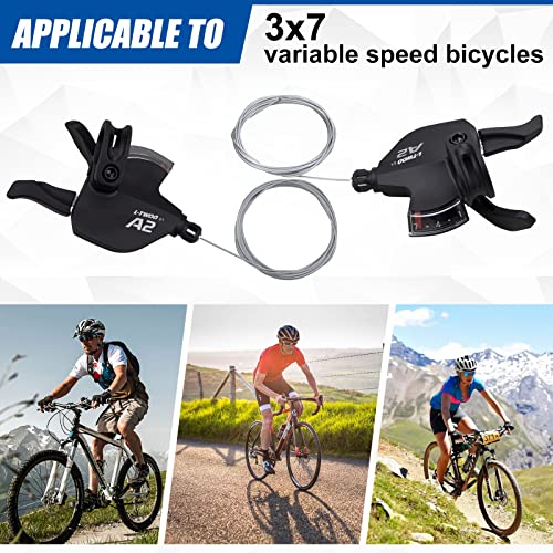 Snapklik.com : Bike Shifter Lever 21 Speeds 3x7 Thumb Gear Shift Lever ...