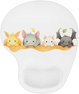 Amazon.com: Cute Bats Baby Pattern Mouse Pad with Wrist Support-Bottom ...