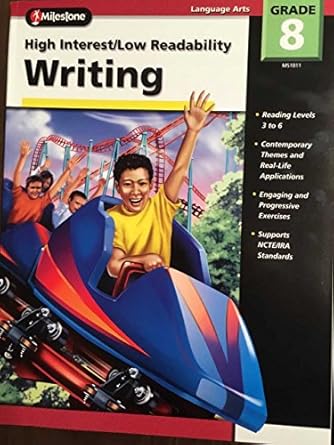 Amazon.com: Writing, Grade 8 (High-Interest/Low-Readability ...