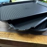 Amazon.com: Yarlung 12 Pack Fast Food Tray, 13.8 x 10.5 Inch Plastic ...