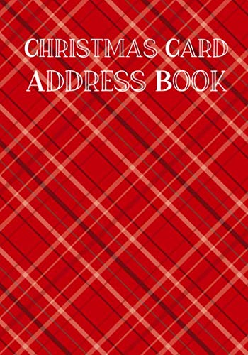 Christmas Card Address Book: Large Print record book to list up to ...