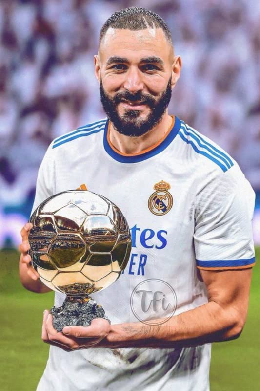 Karim Benzema Posters, Karim Benzema Posters for Room, Unframed, with ...