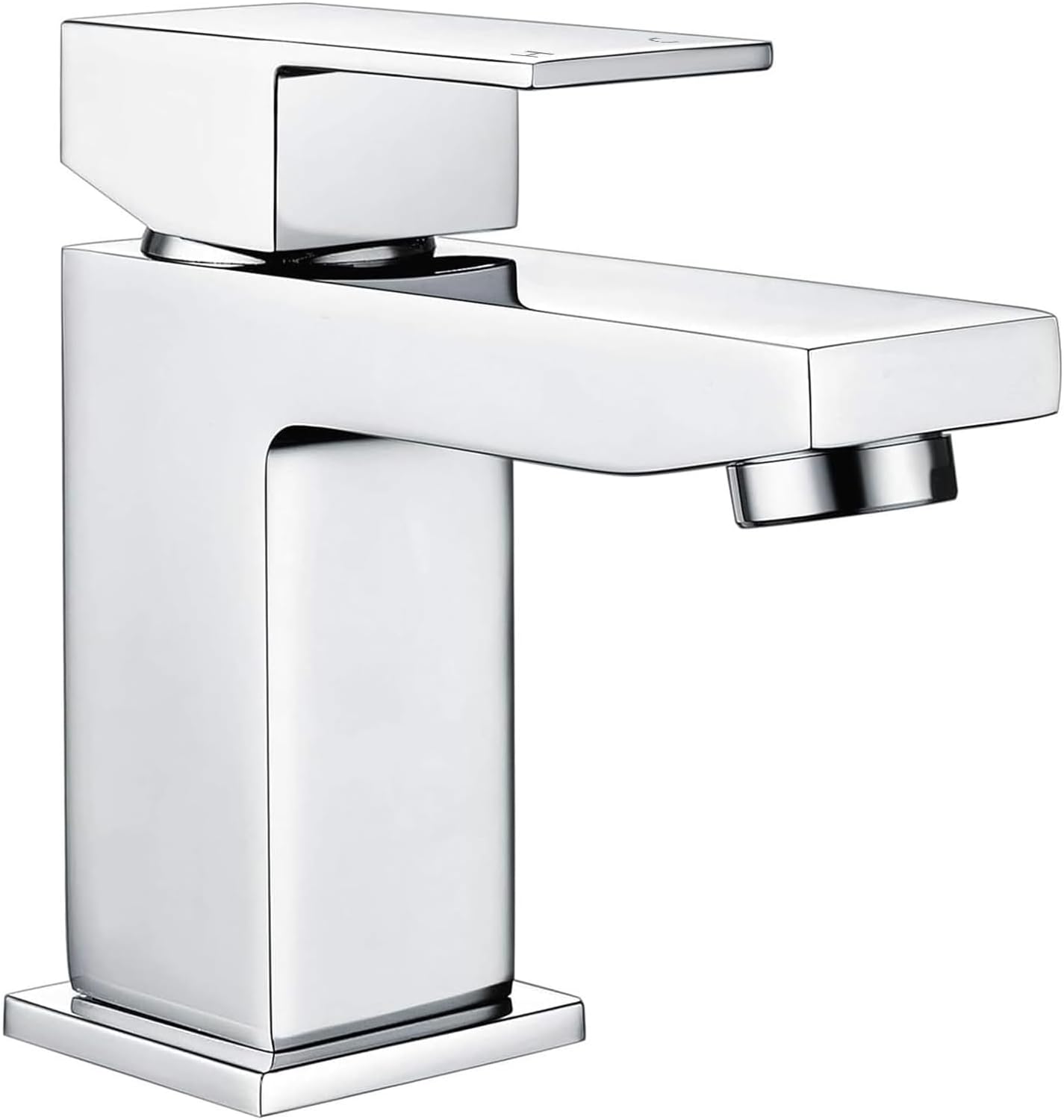 Hapilife Basin Taps Waterfall with Pop up Waste Slotted Square Bathroom ...