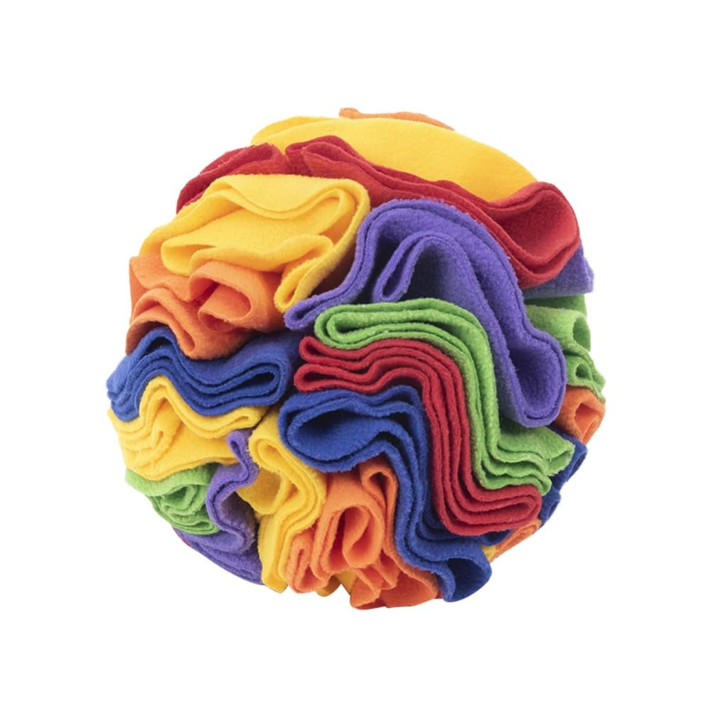 Pet Supplies : DONGKER Pet Snuffle Ball,5.9"/7.9" Plush Colorful Puppy ...