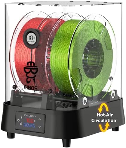 Amazon.com: 3D Printer Filament Dryer with Fan, Dual-Spool 110W PTC ...