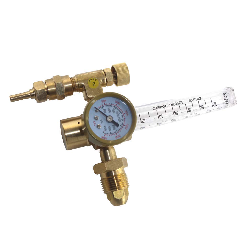 Nitrogen Regulator DASBET Argon CO2 Dual Gauge Welding Regulator For ...