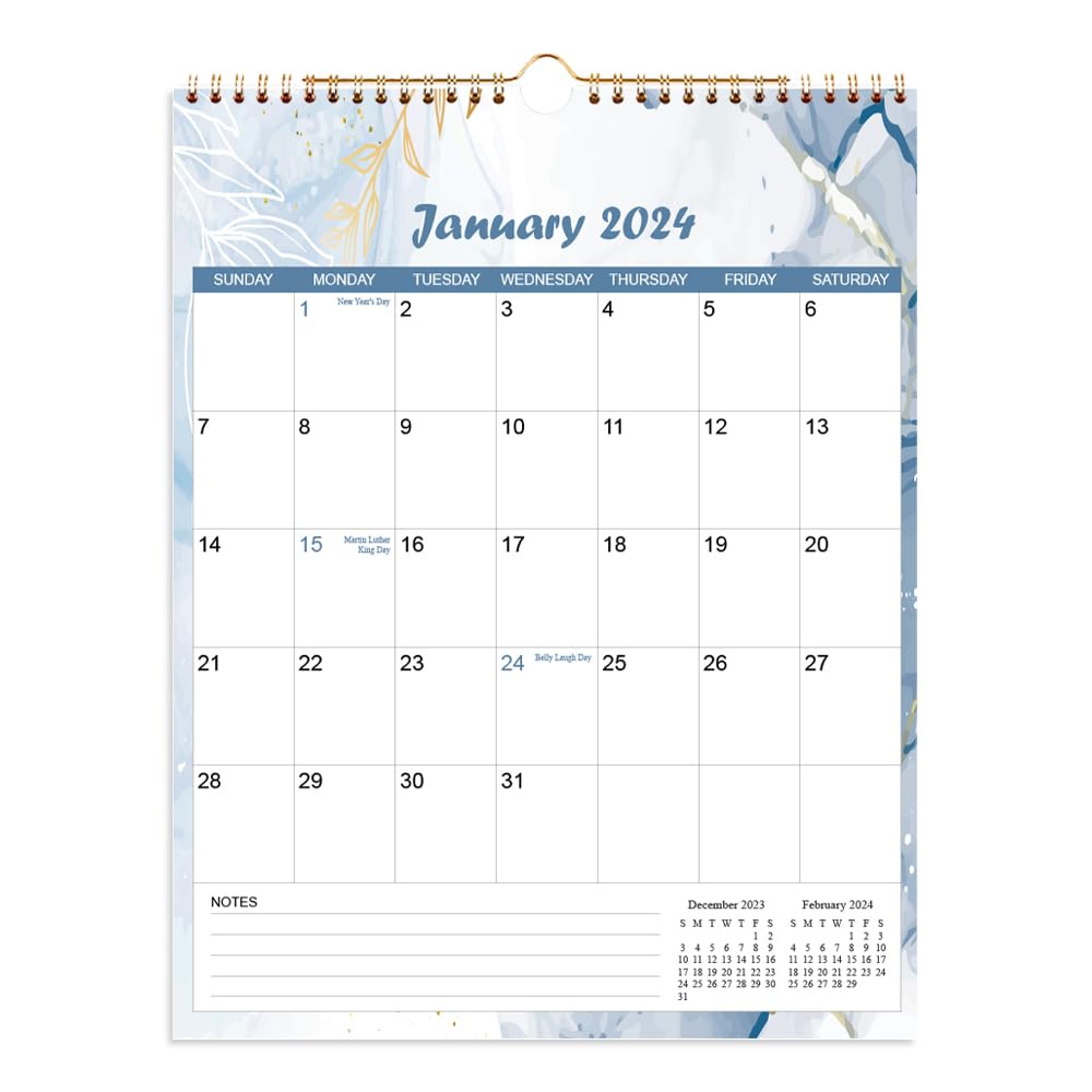 Snapklik.com : 2024 Calendar - Wall Calendar 2024 From January 2024 ...