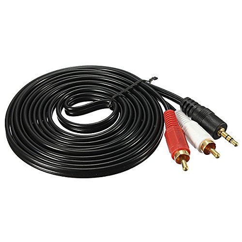 Amazon.com: Doradus 3m 10FT 3.5mm Stereo Mini Plug to 2-RCA Male Audio ...