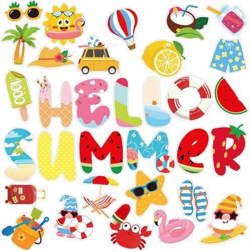 Amazon.com : 60 Pieces Flip-Flop Accents Colorful Flip-Flop Cutouts ...