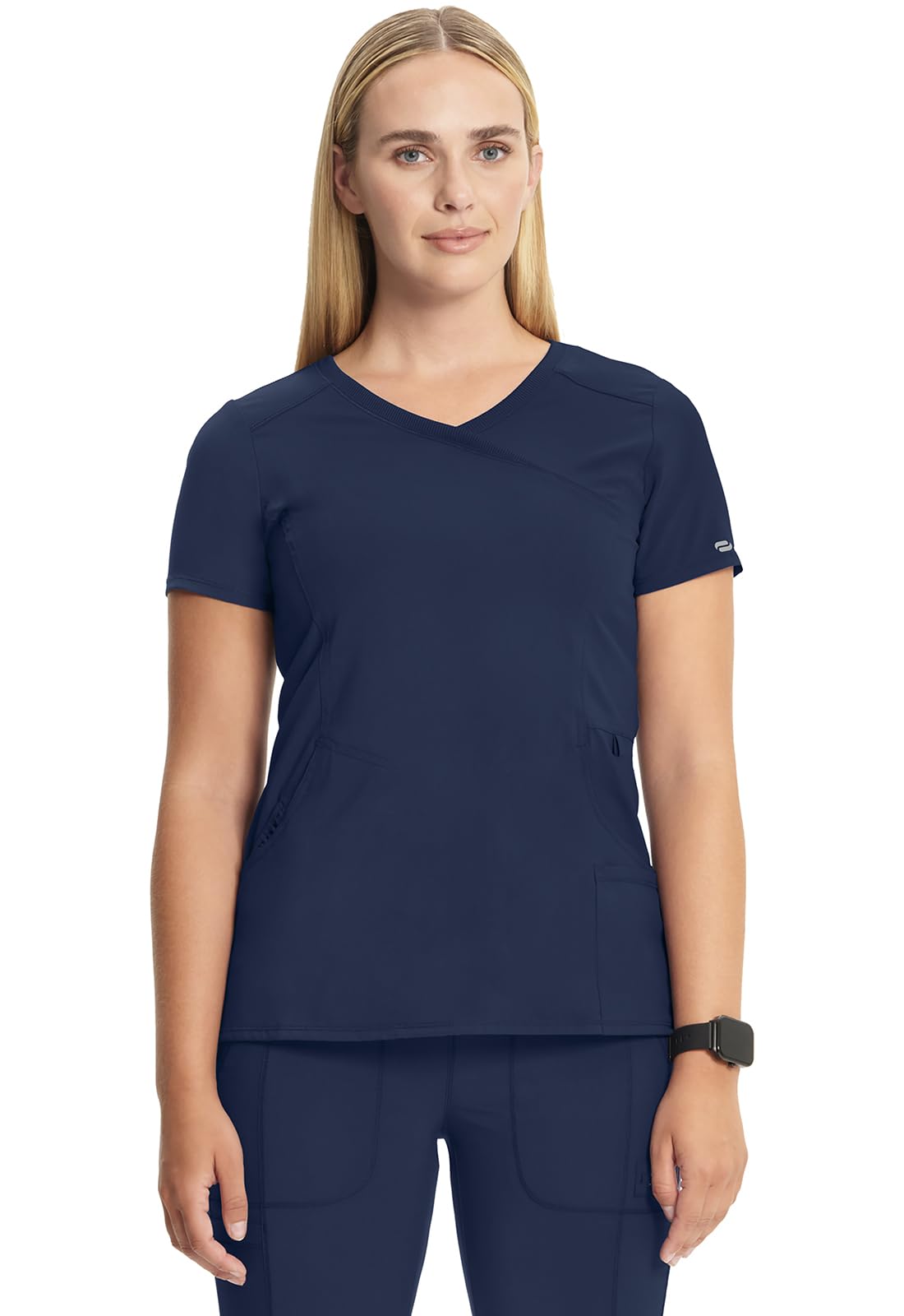 Snapklik.com : Infinity Cherokee Women Nurse Scrubs Top Mock Wrap 2625A