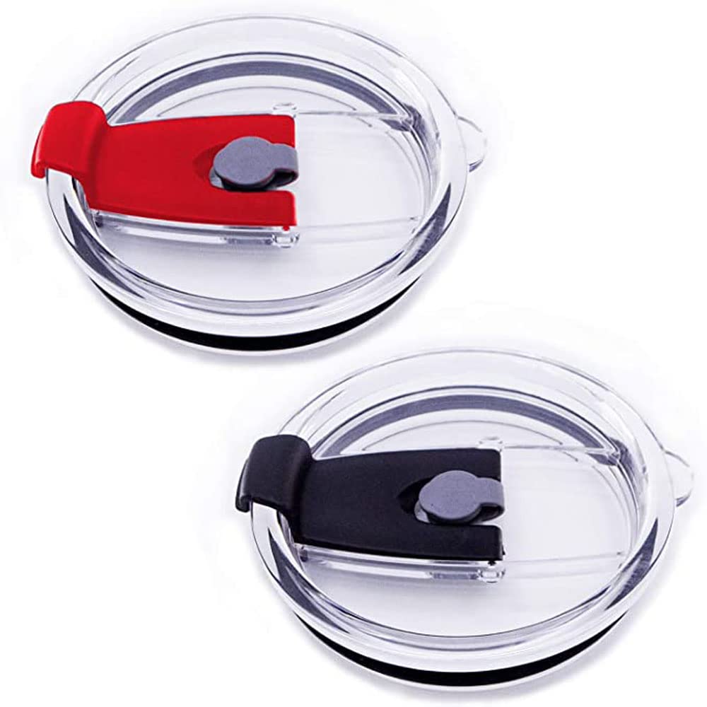 Amazon.com: 2 pcs Tumbler Replacement Lids,Spill-proof Splash Resistant ...