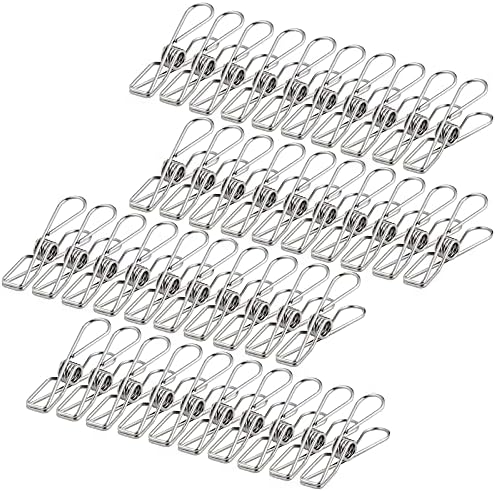 Amazon.com: 40 Pack Stainless Steel Clothes Pins, Stainless Steel ...