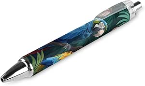Amazon.com: Tropical Macaw Parrot Colorful Retractable Ballpoint Pen ...