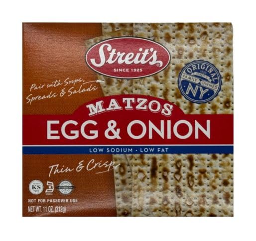 Amazon.com: Streits Matzo Egg & Onion, 11-ounce Boxes (Pack of 6)