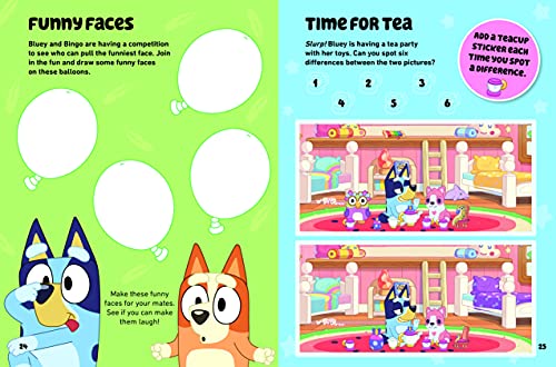 Snapklik.com : Bluey: Meet Bluey Sticker Activity Book