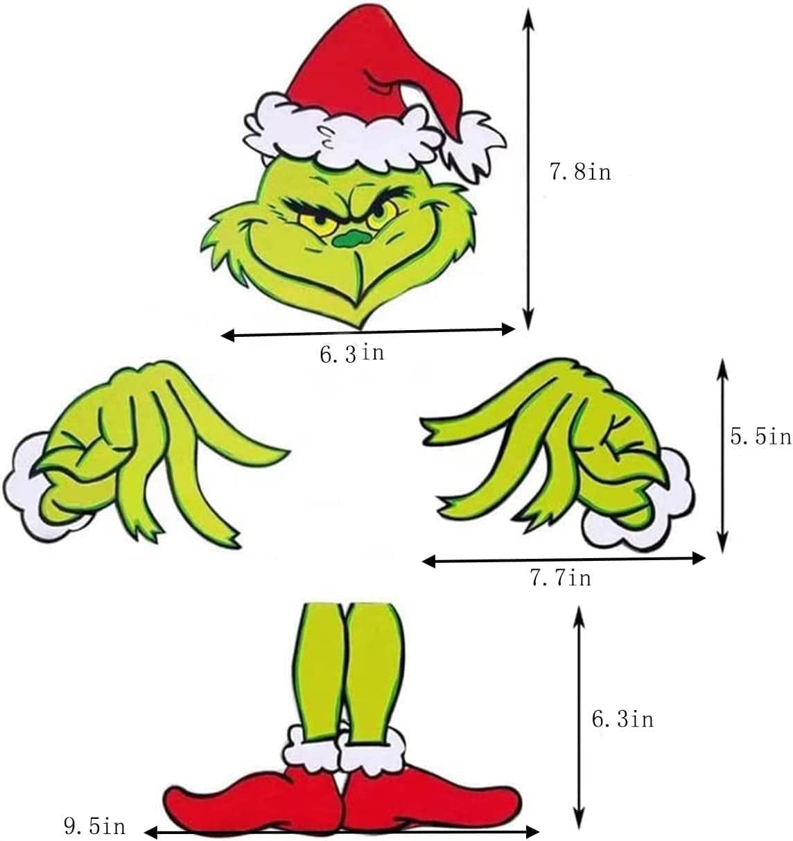 The Grinch Pumpkin Stencil