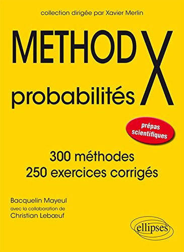 Amazon.fr - Methodix Probabilites en Prepas Scientifiques Première et ...