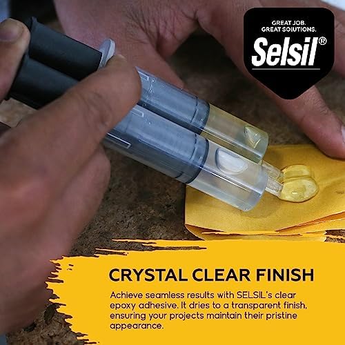 Snapklik.com : SELSIL 2 Part Epoxy Glue, 5 Min Epoxy Clear, 5-Minute ...
