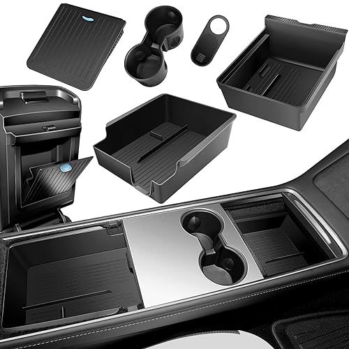 2021-2025 Tesla Model Y Console Organizer Tray - Essential Car Accessory