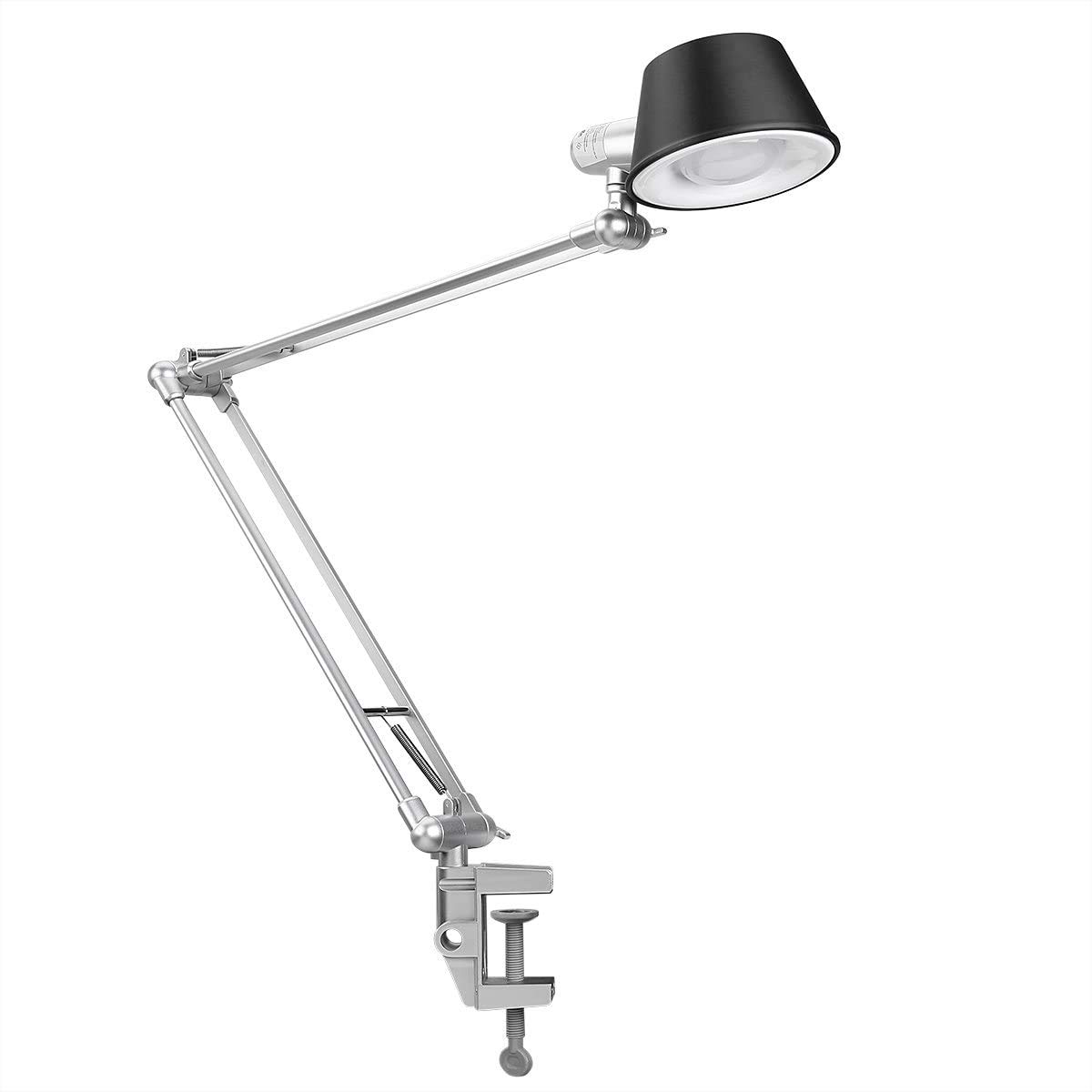 Buy LE Swing Arm LED Desk Lamp, Daylight White Flexible Clamp on Table ...