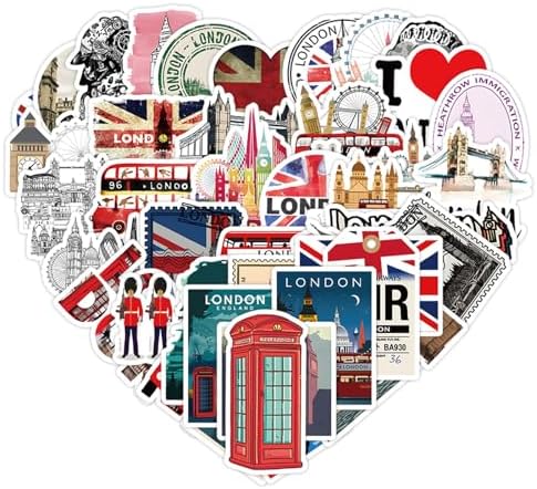 Amazon.com: London City Stickers Vinyl Waterproof Sticker Decal Car ...