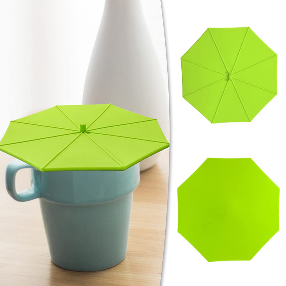 Amazon.com: Silicone Cup Covers 4 Pcs Reusable Mug Covers Anti-slip Cup ...