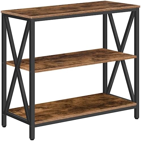 Amazon.com: VASAGLE 40" Industrial Console Table, 3 Tier Entryway Table ...