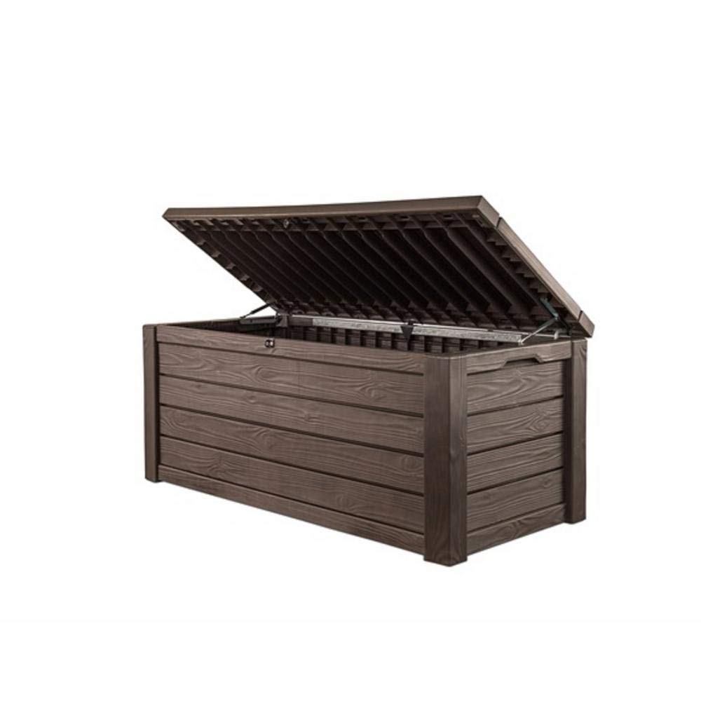 Amazon.com: Pool Deck Storage Box and Bench is 2 in 1 Multifunctional ...