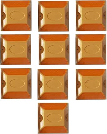 10 Pack Reflective Lane Markers,Flashing Security Accessories Road ...