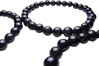 Amazon | [AMERI] チベット産モリオン(黒水晶) ブレスレット《Aランク8mm》 (内径17cm) 【ブレスレット | ブレスレット 通販