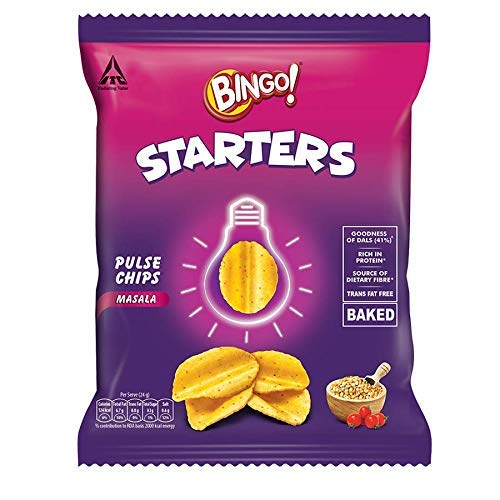 Bingo Starters Pulse Chips Masala 50 gm Pouch : Amazon.in: Grocery ...