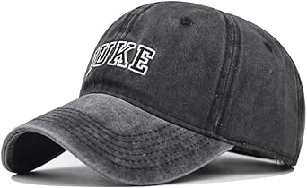 HDiGit Classic Vintage Washed Duke Embroidery Cotton Hat Men Women ...