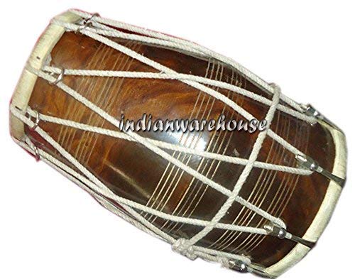 SM'SAI MUSICALS Pakhawaj Dholak Drum 18 Bolt Tuned Sheesham Wood Dholki ...